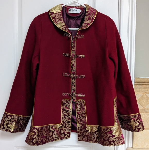 Jackets & Coats | Gorgeous Bespoke Chinese Jacket See Measurements ...